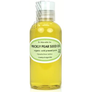 dr adorable - 4 oz - prickly pear seed oil - 100% pure natural organic cold pressed