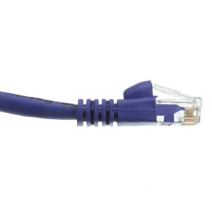 Cable Central LLC (Purple) Cat6 Ethernet Cable 7 Ft (20 Pack) Cat6 Patch Cable, Cat6 Cable, Cat6 Network Cable, Internet Cable - 7 Feet