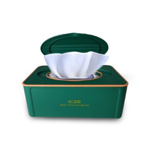 tinkei wet wipe dispenser,baby napkin storage box holder container dust-proof wet tissue box wet wipe case holder with lid keeps wipes fresh for home, office