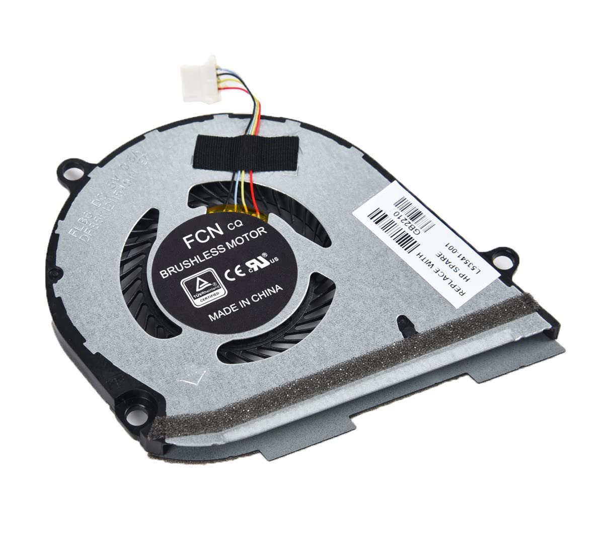 Replacement CPU Cooling Fan for HP Envy X360 15-DS 15-DR 15M-DR 15M-DS, HP 15m-dr1011dx 15m-dr1012dx 15m-ds0011dx 15m-ds0012dx Series Laptop TPN-W142 TPN-W143 Series Lapop P/N: L53541-001