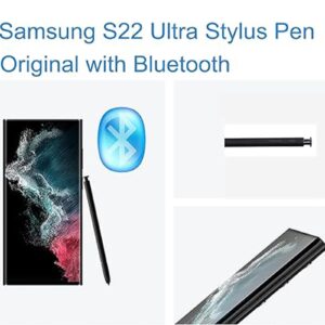 S22 Ultra S Pen Replacement for Samsung Galaxy S22 Ultra 5G Stylus Pen withBluetooth,Galaxy S22 Ultra Replacment Pen for Samsung Galaxy S22 Ultra All Versions(Phantom Black)