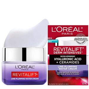 l'oreal revitalift derm intensives micro-hyaluronic acid + ceramides line-plumping water cream