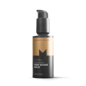 Calming Post Shave Balm by Michael Strahan | Men’s Grooming and Skincare for Dry, Sensitive Skin | Moisturizing and Soothing Aftershave Lotion | 3.4 Fl. Oz