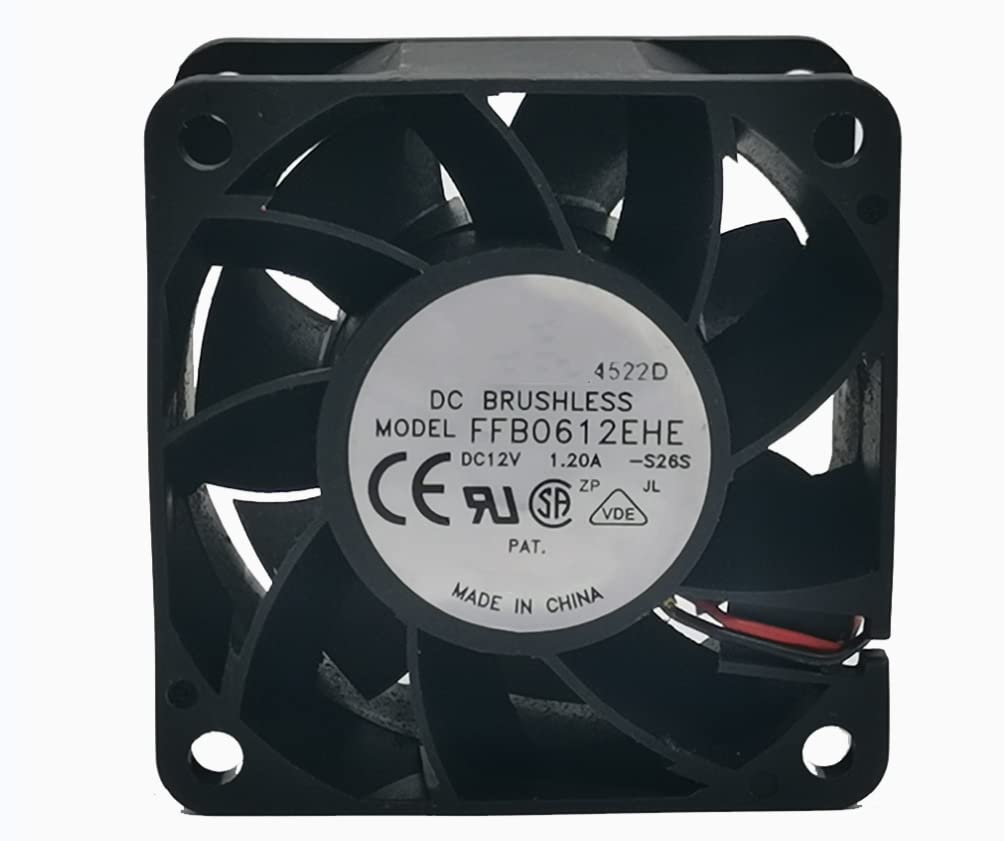 for FFB0612EHE 12V 1.2A 60X60X38MM 2-Wire Cooling Fan