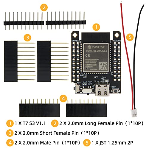 LILYGO T7-S3 ESP32-S3 16MB Flash 8MB PSRAM Development Board Wireless WiFi BLE TTGO Module