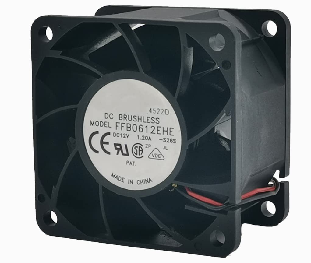 for FFB0612EHE 12V 1.2A 60X60X38MM 2-Wire Cooling Fan