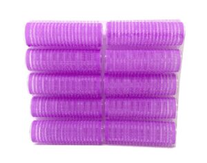 small self stick hair grip curlers rollers -10pc