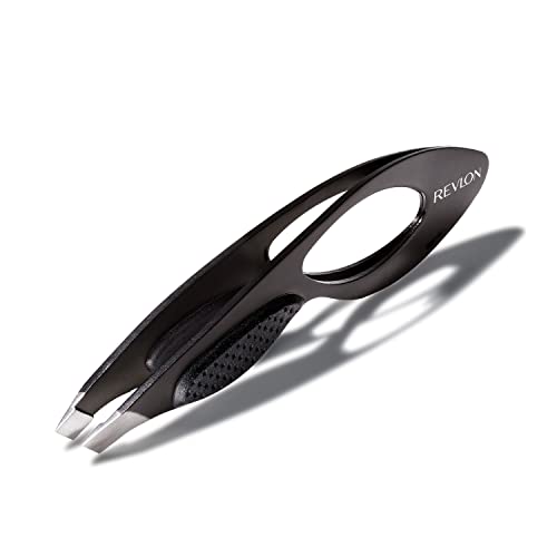 Revlon Revlon Comfort and Control Tweezer, Easy to Use Eyebrow Tool with Wide Grip, 1 count