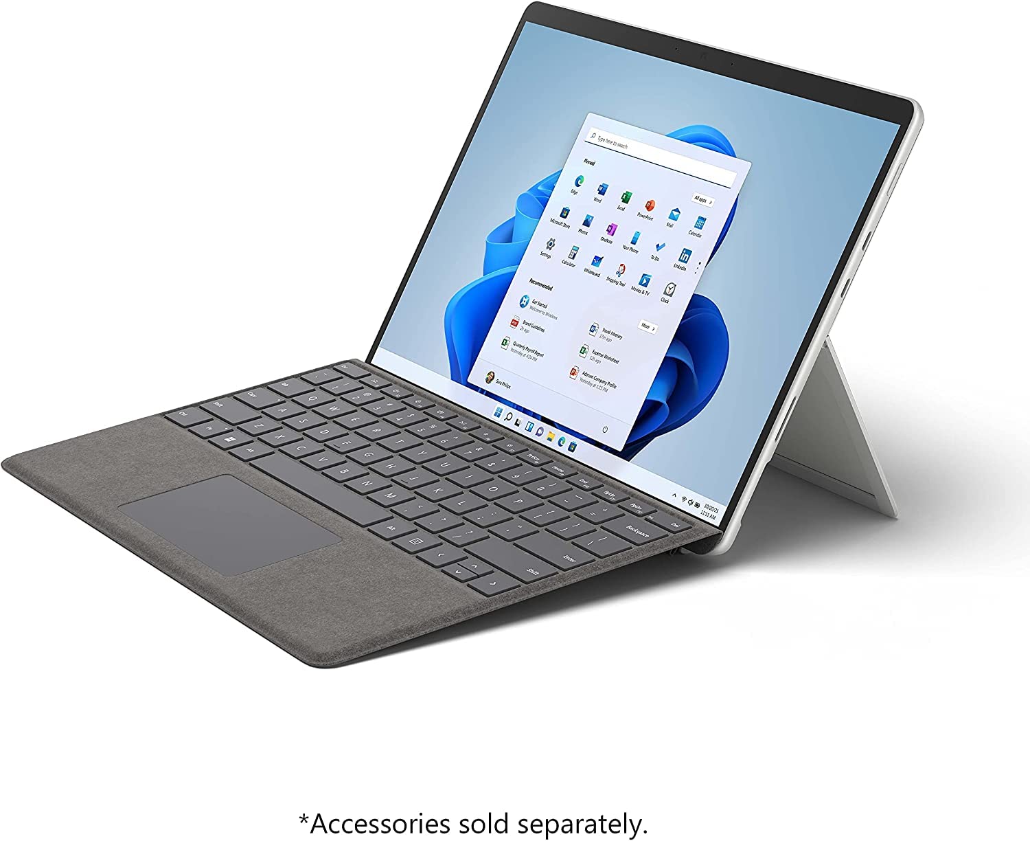 Microsoft Surface Pro 8 13" Tablet Intel Core i5-1135G7 16GB RAM 256GB SSD Platinum - 11th Gen i5-1135G7 Quad-core - 2880 x 1920 PixelSense Flow Display (Renewed)