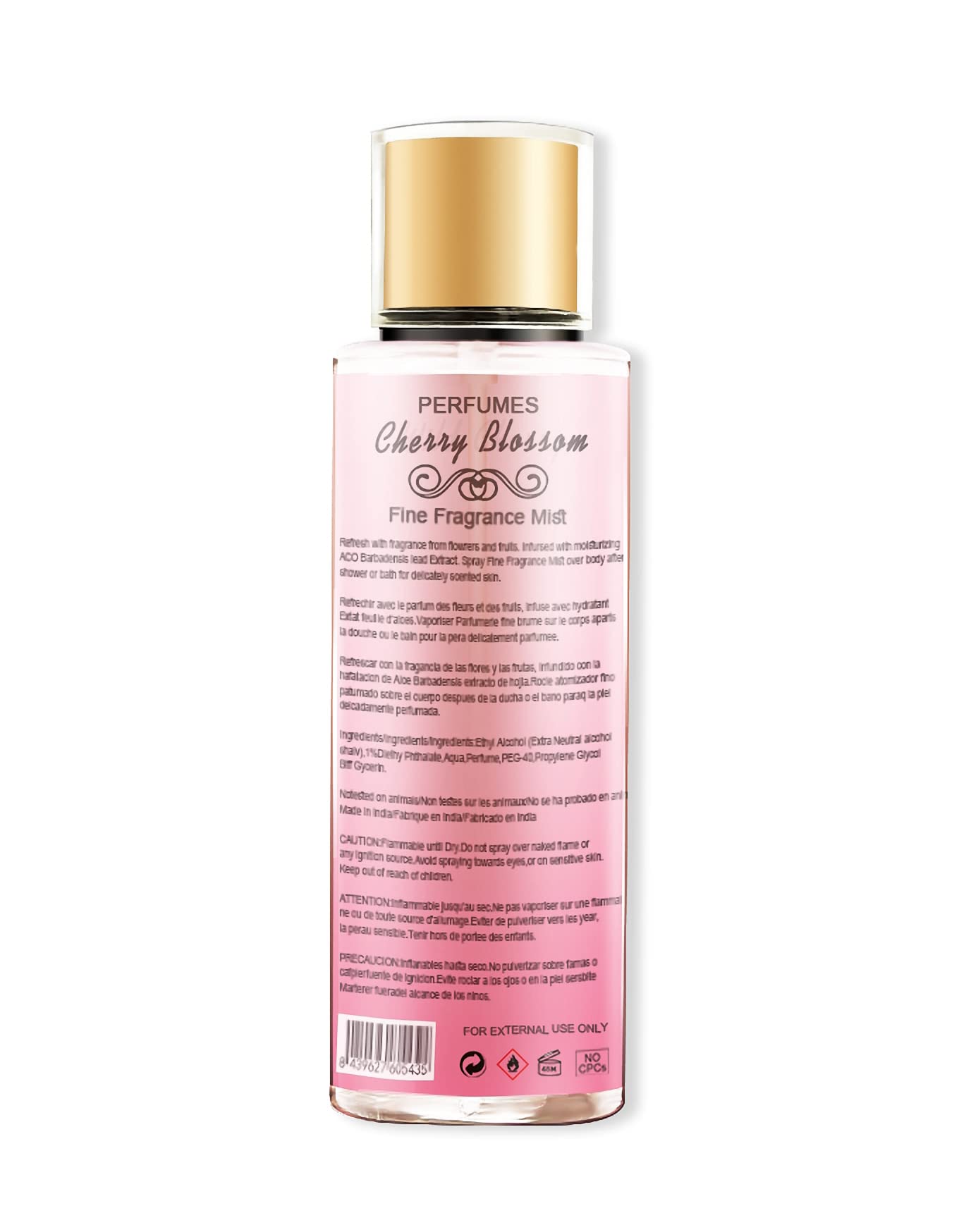 Hybrid & Company Women Cherry Blossom Body Fragrance Spray Mist 250ML