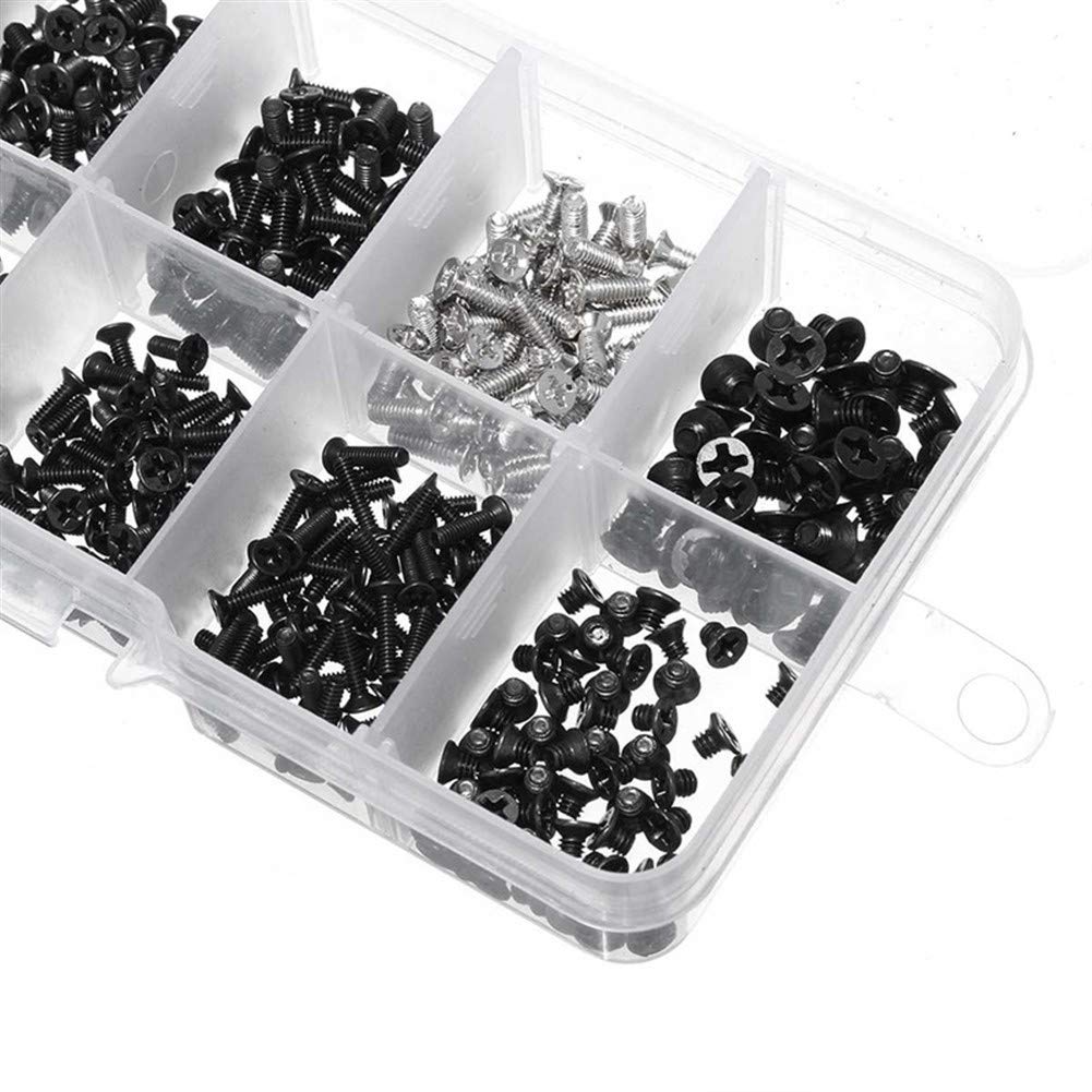 WAAZVXS 500Pcs Laptop Notebook Computer Screw Kit Set for IBM Hp Dell Lenovo Samsung Sony Toshiba Gateway Acer