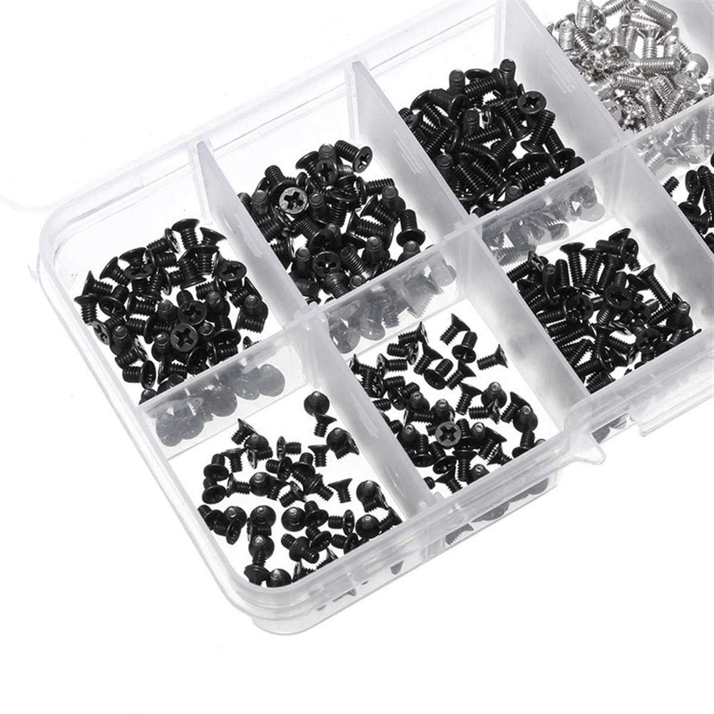 WAAZVXS 500Pcs Laptop Notebook Computer Screw Kit Set for IBM Hp Dell Lenovo Samsung Sony Toshiba Gateway Acer