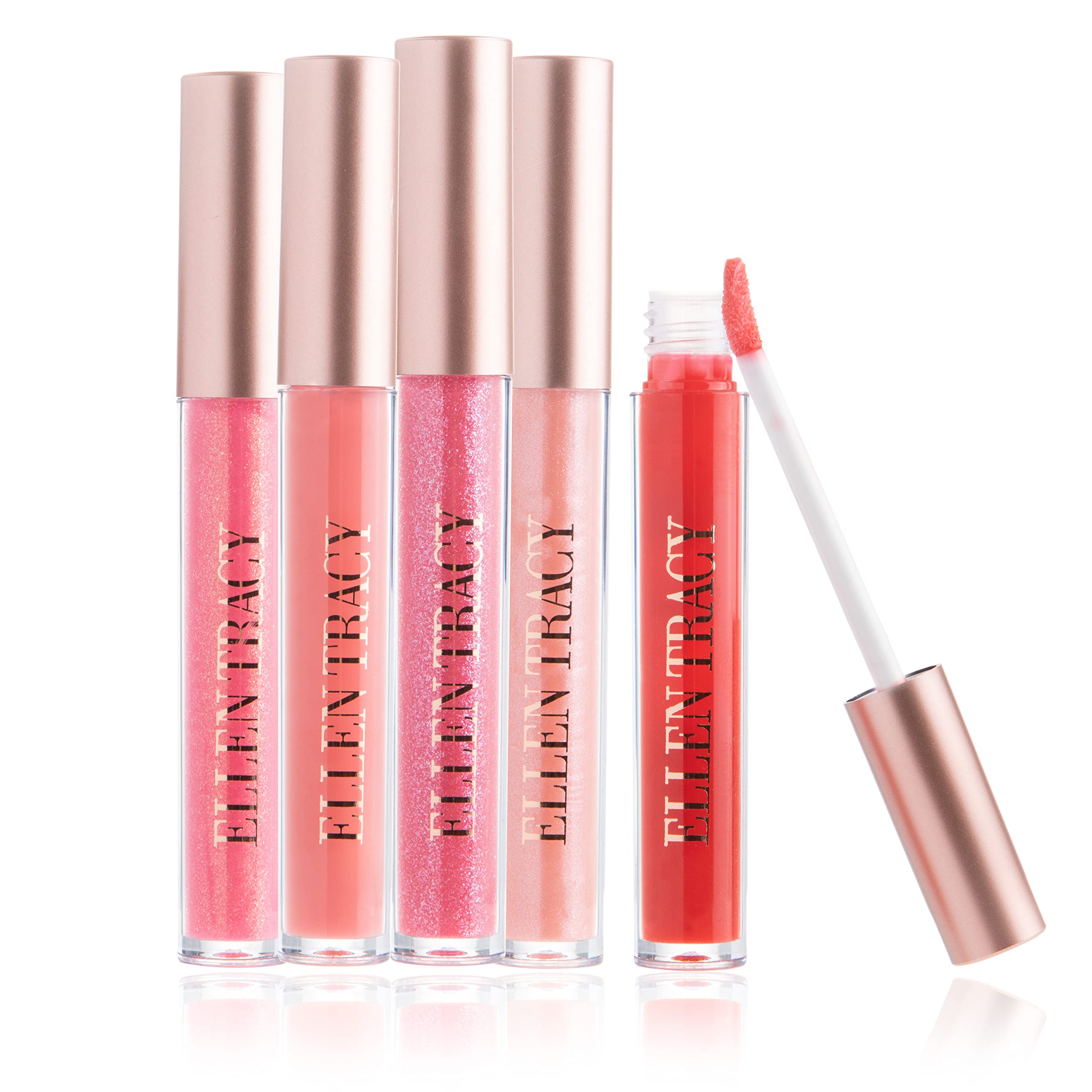 Enchante Ellen Tracy Lip Gloss Collection (0.02 Fl Oz (Pack of 5))