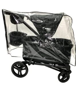 sasha's rain and wind cover for the baby trend expedition 2-in-1 stroller wagon plus