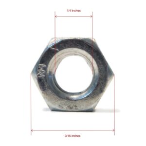 The ROP Shop | Pack of 100 - Shear Pin Bolt & Nut for Gravely 51001500, 01019500, 036867 051663