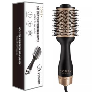 One-Step Professional Hair Dryer Brush, Volumizer, Straightener and Curler by JONIK Beauty and Fashion!