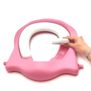 HTTMT- Pink Dear Kids Potty Training Seat w/Step Ladder Toilet Chair for Child Toddler [P/N: ET-BABY001-PINK]