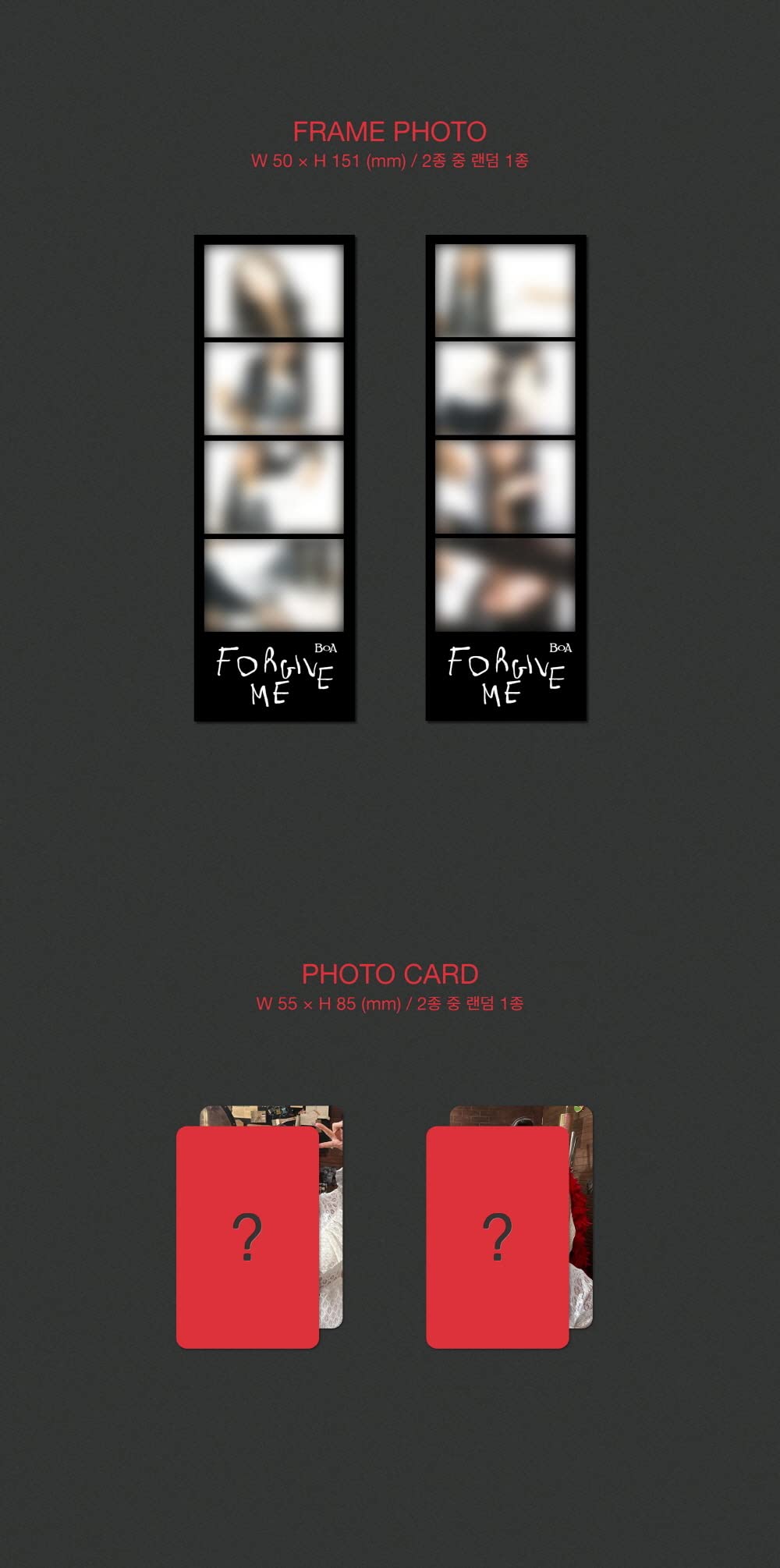 BoA - 3rd Mini Album Forgive Me (Forgive Ver.) CD (CD Only (No Poster))