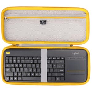 tourmate hard storage case for logitech k400 plus wireless touch tv keyboard (box only)