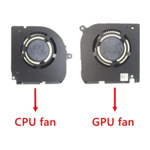 RAKSTORE Replacement Laptop CPU Cooling Fan Compatible with Dell G7 7500 Quiet Cooler Fan MG75080V1-C010-S9A MG80081V1-C010-S9A (CPU Fan)