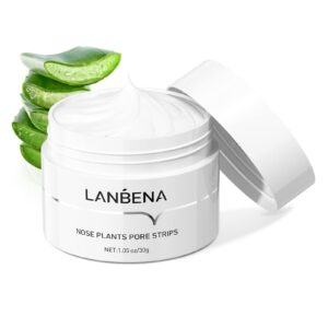 lanbena blackhead remover peel off mask for face and nose - 1.05oz. remove black heads face black head remover strips.