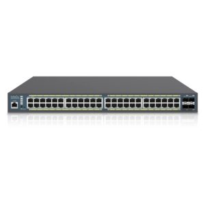 engenius fit l2 plus managed 48-port gigabit poe+ switch | 740w budget | 4 sfp uplink ports | 802.3at/af poe+ ready | 104 gbps switching capacity [ews7952fp-fit]