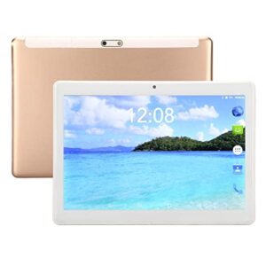 chiciris 10.1 inch hd tablet, 2gb ram 32gb rom mt6753 chip dual sim dual standby hd tablet multifunctional 3 card slot design 10.1inch ips screen for learning for work (us plug)