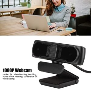 Webcam HD 1080 Webcam HD 1080p Web Camera with Microphone, Autofocus Plug and Play Computer Camera USB Webcam for Calls Conference Zoom Skype Laptop Desktop