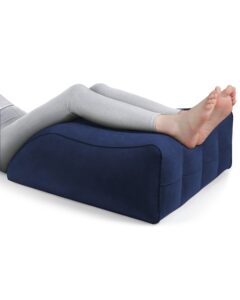 leg elevation pillow,inflatable wedge pillows,comfort leg pillows for sleeping,improve circulataion and reduce swelling,suitable for improving sleep quality,pregnant,surgery and injury,recovery（blue）