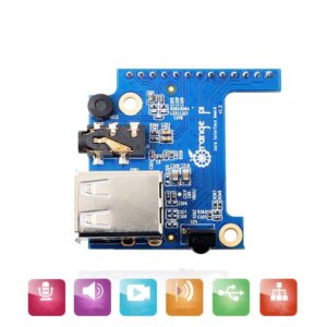 TECKEEN Specialized Expansion Board for Orange Pi Zero/Plus/Plus2PC IO Microphone USB