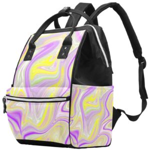 swirl liquid flowing waves diaper bag backpack baby nappy changing bags multi function large capacity travel bag