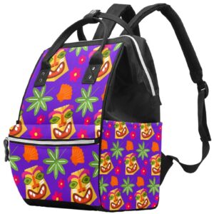 hawaiian alohas and leaves diaper bag backpack baby nappy changing bags multi function large capacity travel bag