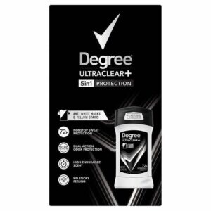 Degree Men UltraClear+ Antiperspirant Deodorant, Black & White, 2.7 oz, 5-count