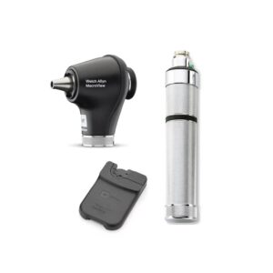 welch allyn 3.5v led macroview plus otoscope set w/iexaminer & handle (macro view plus rechargeable set)