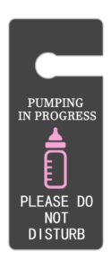 pumping in progress door sign,do not disturb door wood hanging sign,breastfeeding sign pumping room door hanger sign 3.7x9 inch