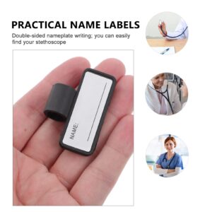 iplusmile Accessories ID Tag for Nurses, 5 Pack Personalized Name ID Identification Tag Clip, ID Charm, Universal Tag Badge