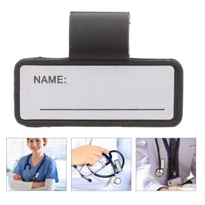 iplusmile Accessories ID Tag for Nurses, 5 Pack Personalized Name ID Identification Tag Clip, ID Charm, Universal Tag Badge