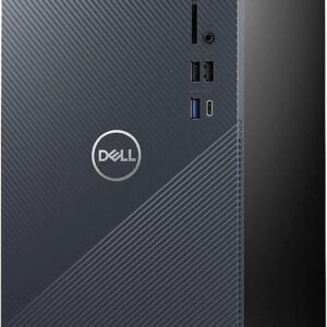 Dell Inspiron 3000 Series 3910 Desktop, 12th Gen Intel Core i5-12400 Processor, 32GB DDR4 RAM, 512GB SSD, HDMI, DP, DVD, Bluetooth, Wired Keyboard&Mouse, Wi-Fi 6, Windows 11 Home, Black