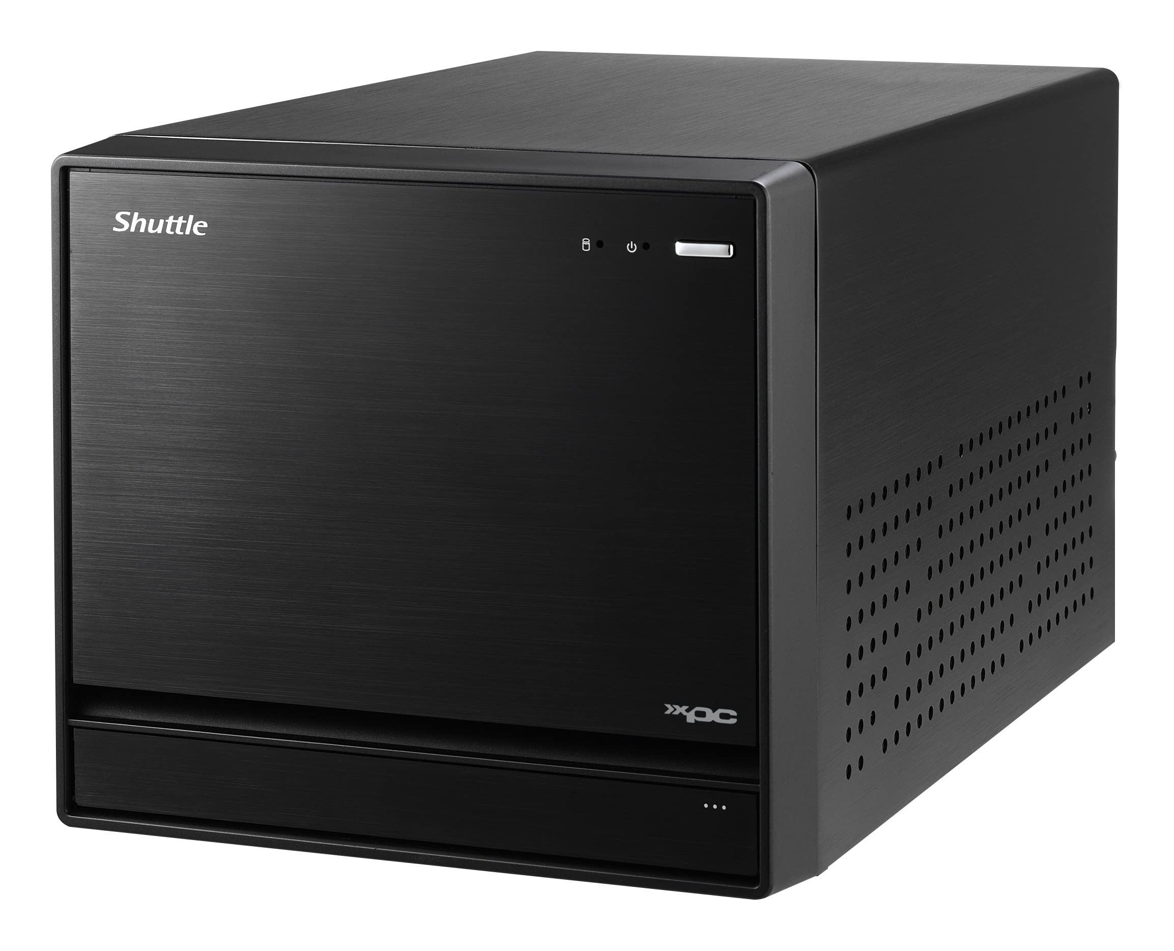 Shuttle XPC Cube SW580R8 Mini Barebone Server Intel W580 Supports 125W 11th/10th Gen Rocket Lake/Comet Lake Desktop/Workstation (Xeon) CPU No RAM No HDD/SSD No CPU No OS 500W 80 Plus Gold Flex PSU