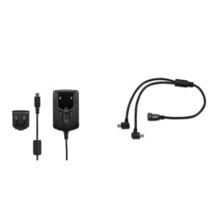 garmin 010-11873-00 ac adapter cable (alpha and tt10) & usb split adapter cable