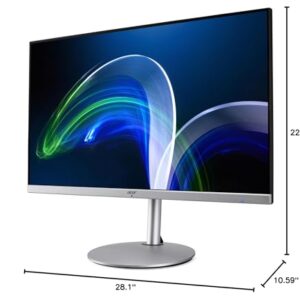 Acer CB322QK semipruzx 31.5" UHD 3840x2160 Professional Docking Monitor | Adaptive-Sync | Height Adjustable Stand with Swivel, Tilt & Pivot (USB Type-C, Display Port 1.2, HDMI 2.0, RJ-45 & USB Ports)