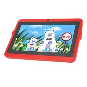 kids tablet, android10 100‑240v dual camera 5g wifi dual band toddler tablet with home stand (us plug)