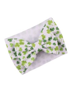 justmydress st.patrick green headband turban baby girls st.patrick day hair band bow jhsp20 (bow-a2)