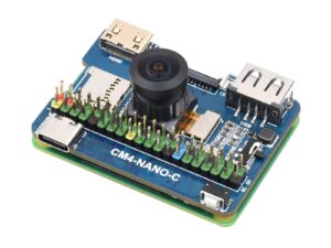 nano base board (c) for raspberry pi compute module 4 lite/emmc,same size as the cm4,onboard 8mp camera,with raspberry pi 40pin gpio interface,usb 2.0 type a,mipi dsi port