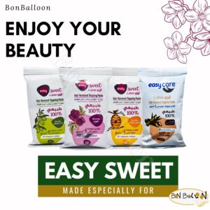 6 Packs Easy Sweet Egyptian Pharaoh Packets Hair Removal Wax Waxing Sugar Sugaring Paste Honey Natural All Essence All Body Parts All Hair Types Bikini Brazilian Underarms Face Easy to Prepare