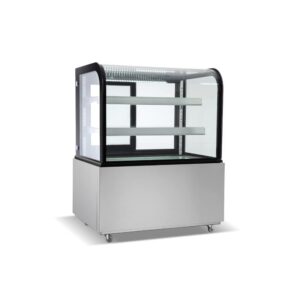 westlake 36 "w commercial refrigerated bakery display case curved glass stainless steel refrigerated bakery display case with led lighting