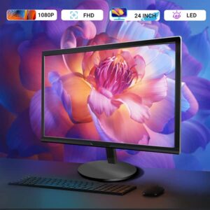 HP RGB Gaming Desktop Combo I5 6500 up to 3.6GHz,16G,128G SSD+3T,GeForce GT 730 2G GDDR5,New 24" 1080P LED,WiFi,BT 5.0,RGB BT SoundBar,RGB Keyboard&Mouse&Mouse Pad,Webcam 1080P,W10P64(Renewed)