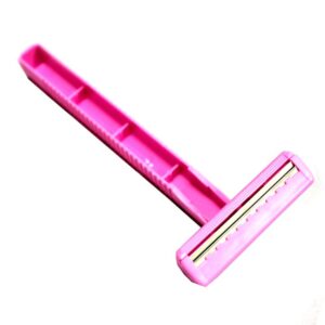 10 Disposable Razors Twin Blade Shaving Women Hair Removal Trimmer Shaver Pink