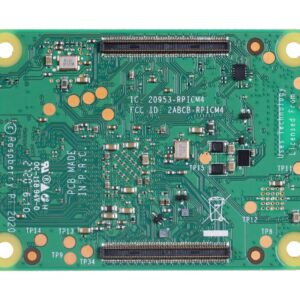 RasTech Pi Compute Module 4 4GB RAM 8GB eMMC (CM4104008) Single Board 64-Bit 1.5GHZ Quad-Core Processor Bluetooth 5.0 Dual-Band WiFi for Networked Ai Core and More