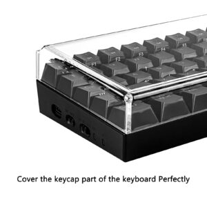 Geekria Premium Acrylic Keyboard Dust Cover for 60% Compact 61 Keys Keyboard Compatible with Razer Huntsman Mini 60% Gaming, RK Royal KLUDGE RK61 Keyboard.